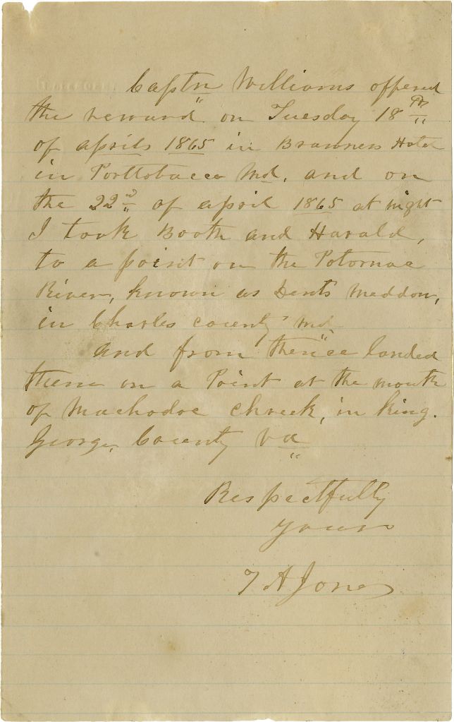 A quick note from Thomas Jones | LincolnConspirators.com