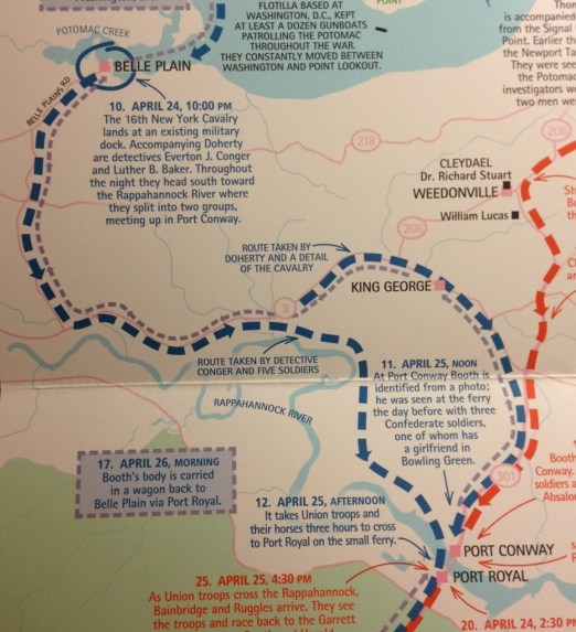 Kieran McAuliffe’s Booth Escape Route Map | LincolnConspirators.com