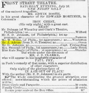 Joseph Adrian Booth | LincolnConspirators.com