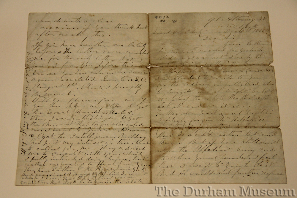 Honor, God, and Reward Money: A New Boston Corbett Letter ...