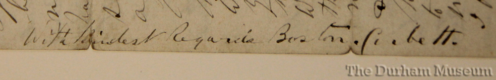 boston-corbett-1866-letter-to-doherty-durham-signature ...